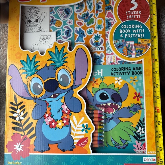 Disney | Toys | Disney Stitch Coloring And Activity Book Set New | Poshmark
